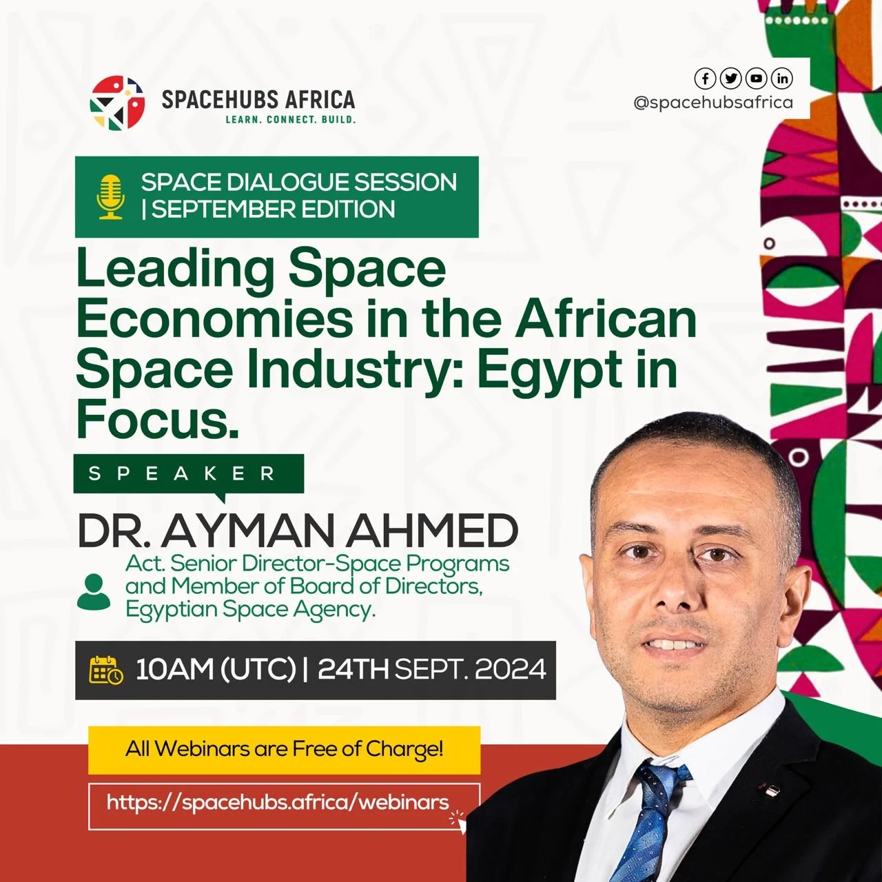 Upcoming Webinars — SPACEHUBS AFRICA