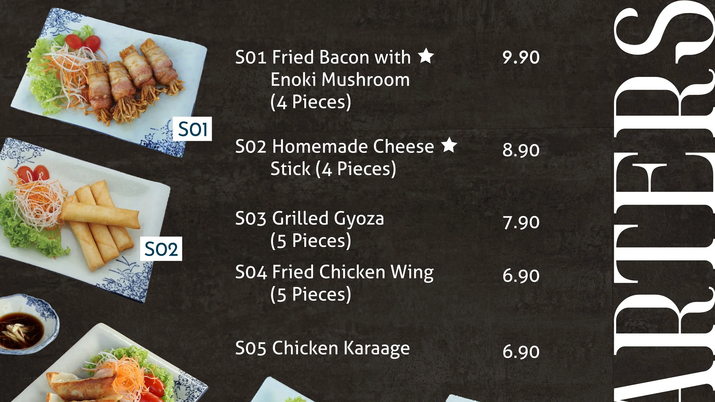 Kamikaze Asian Tapas Bar (MENU) — IMPERIUM GROUP