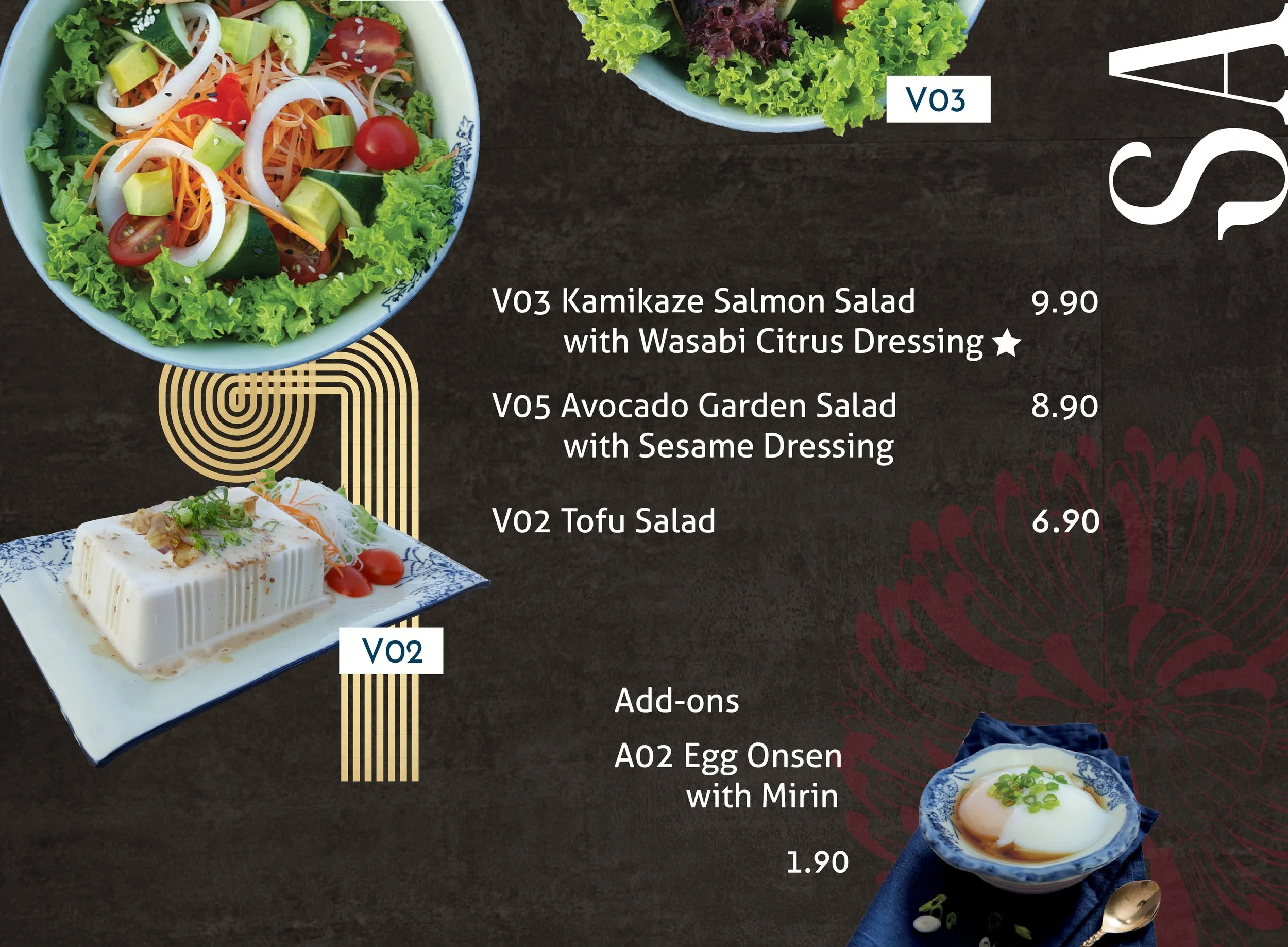 Kamikaze Asian Tapas Bar (MENU) — IMPERIUM GROUP