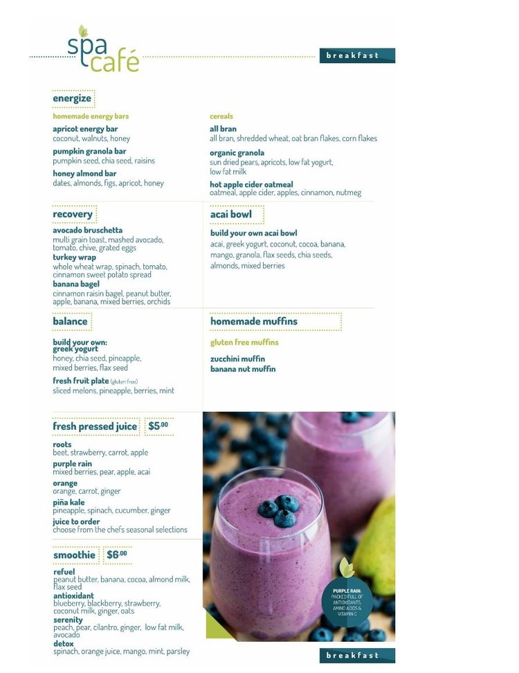 11 Reasons To Try The Healthy Celebrity Spa Cafe (With Menu)