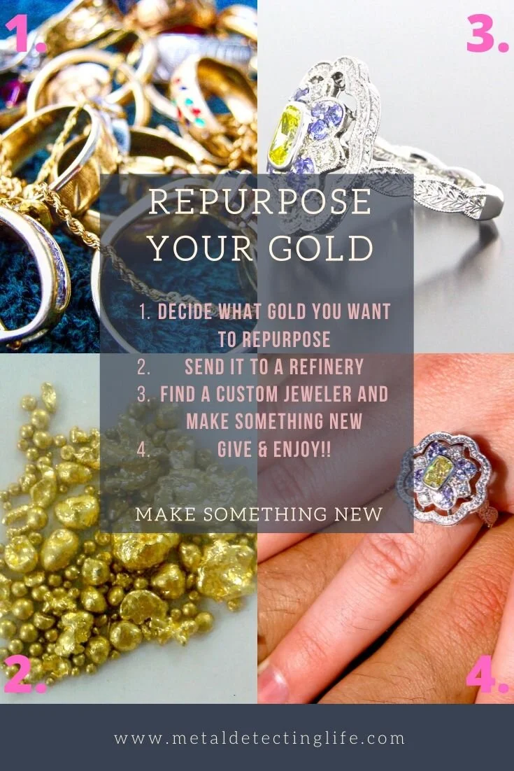 Repurpose Gold Jewelry In 4 Steps — Metal Detecting Life