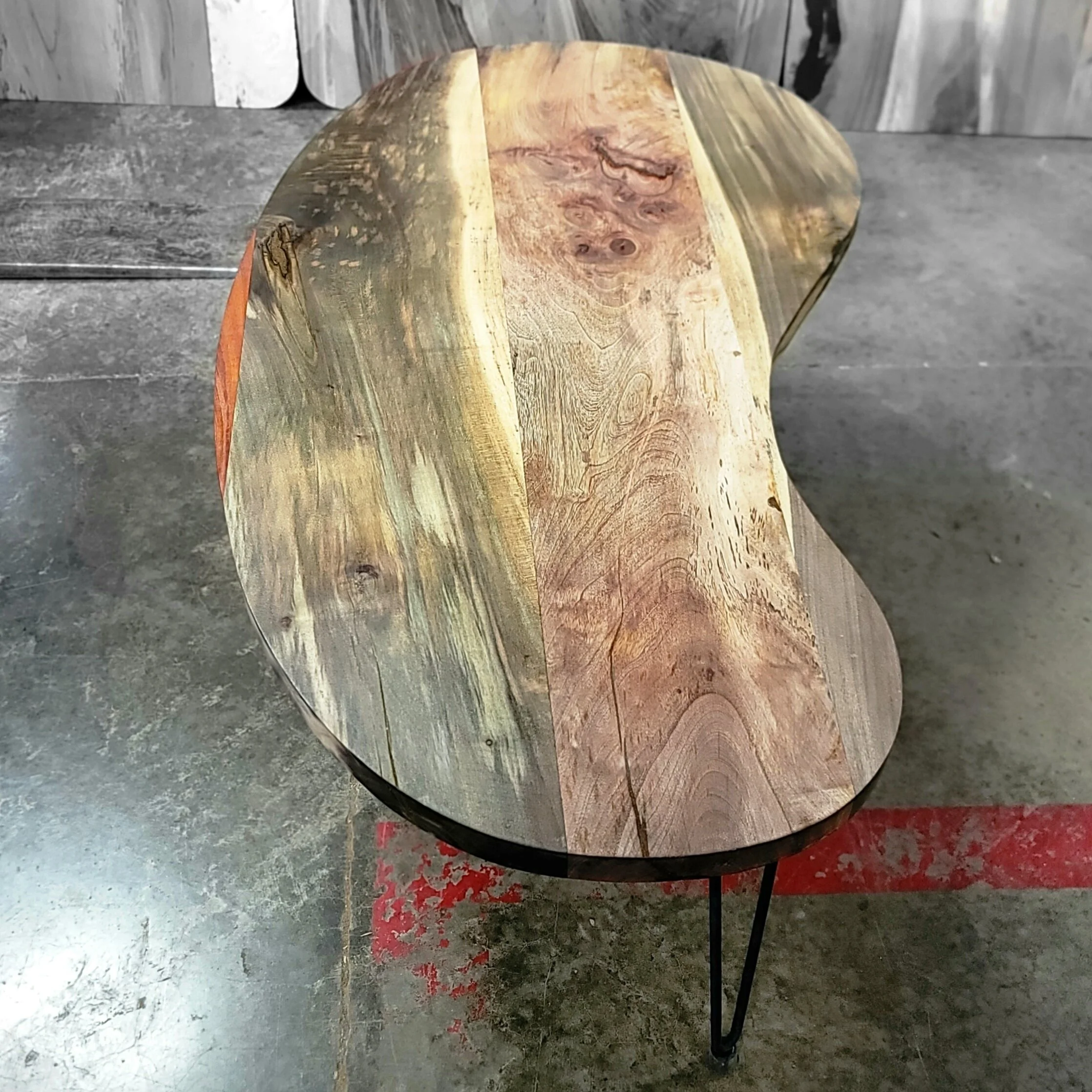 Kidney Coffee Table — Tropical Salvage