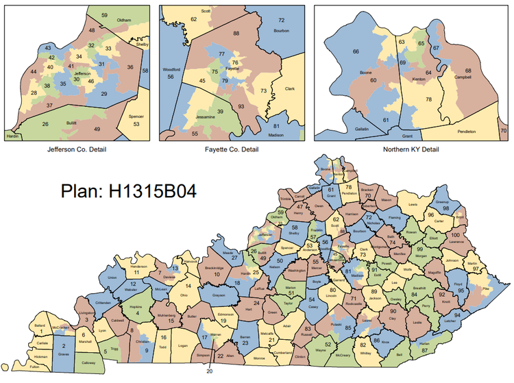 2022 KY Adopted District Maps — League of Women Voters of Kentucky