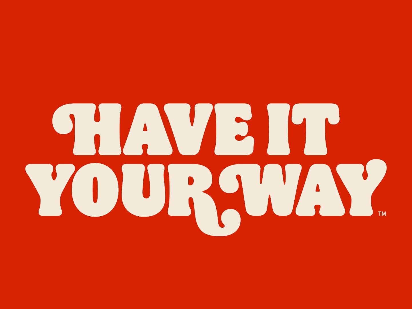 Burger King Have It Your Way Logo