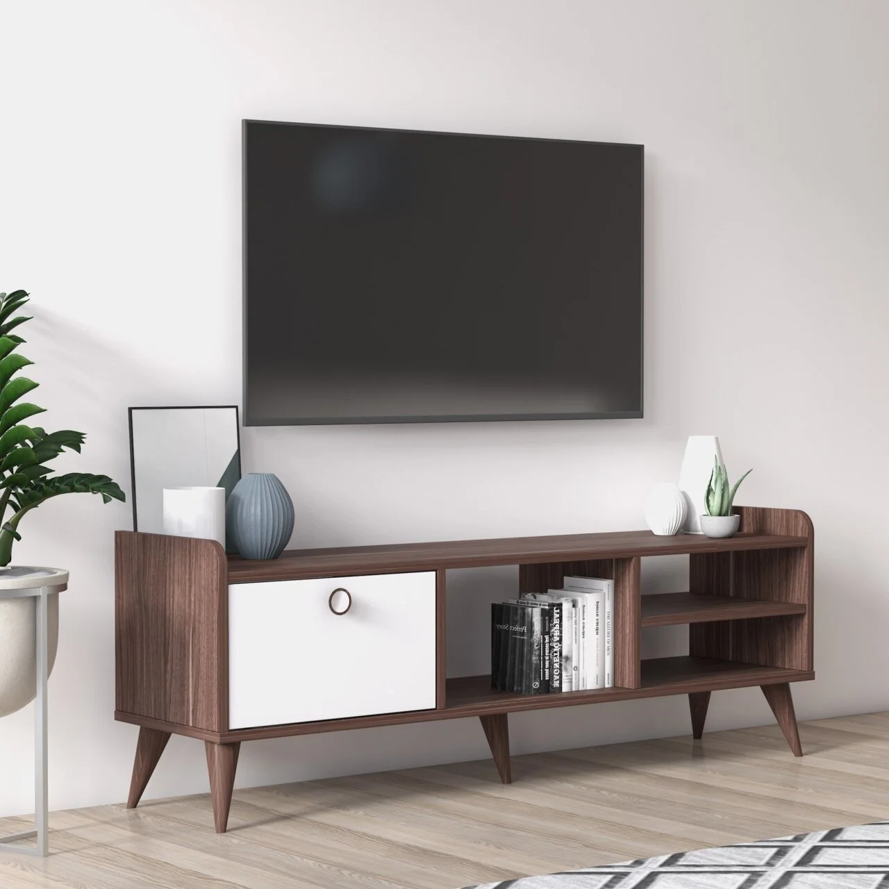 Asimex Living - Kelebek - Legon TV Bottom Module Oak