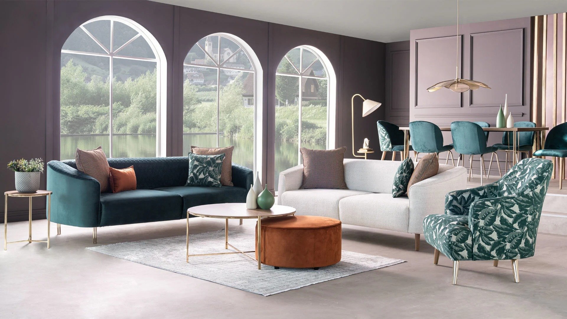 Asimex Living - Kelebek - Norel Sofa Set