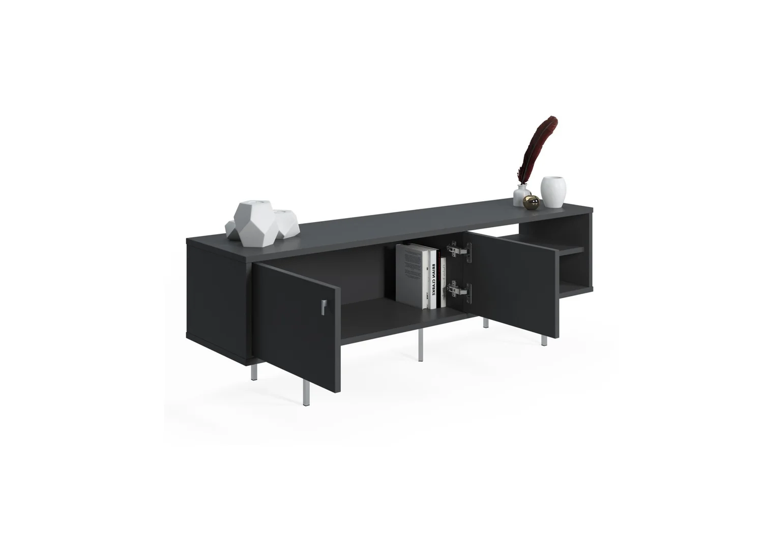 Asimex Living. Transform Your Home - Kros TV Bottom Module Black