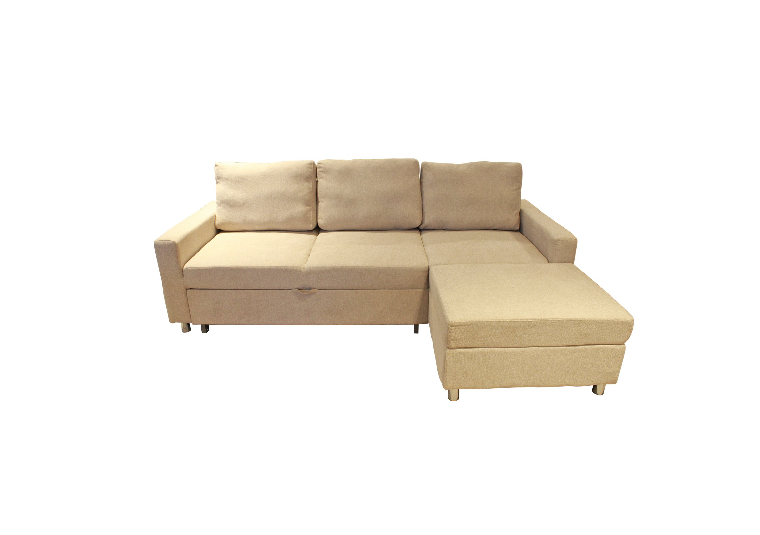 Asimex Living. Transform Your Home - Berta S2029B Right Corner Set Sofa Bed Cream