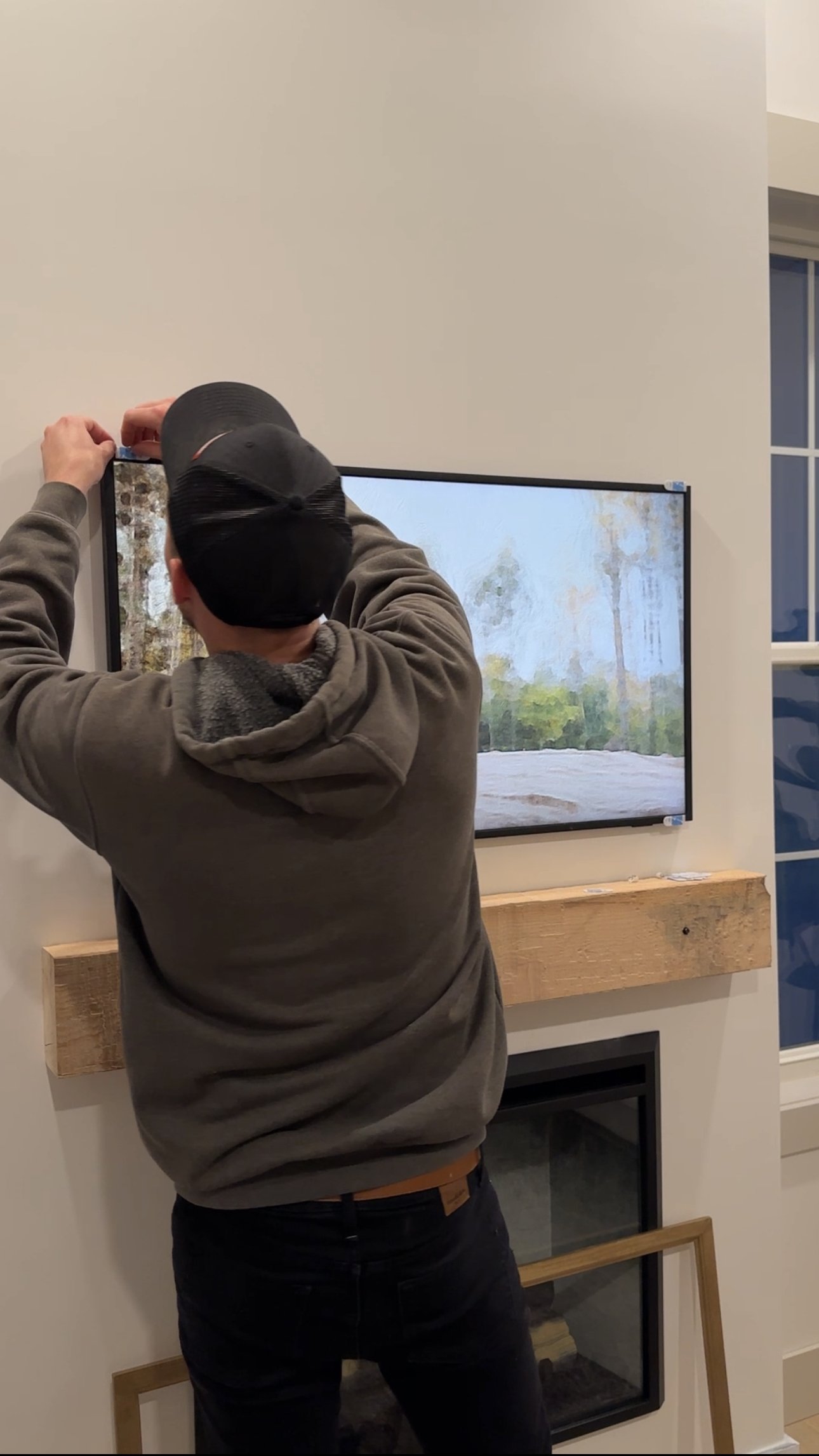 Affordable DIY TV Frame — Harbor + Pine