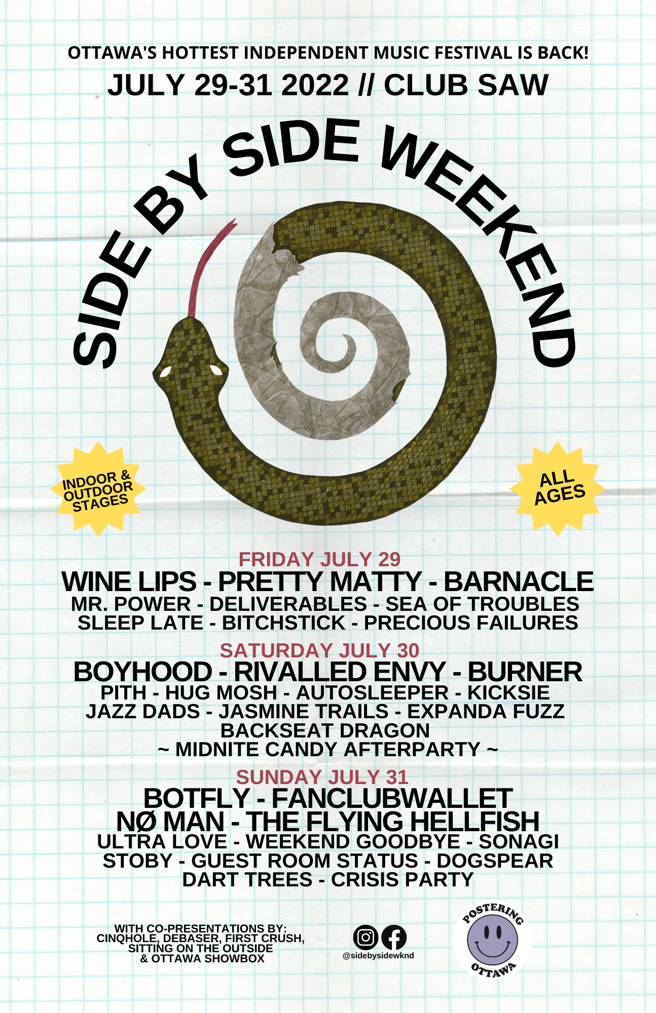 Side By Side Weekend Returns to Club SAW July 29th-31st — Also Cool Mag