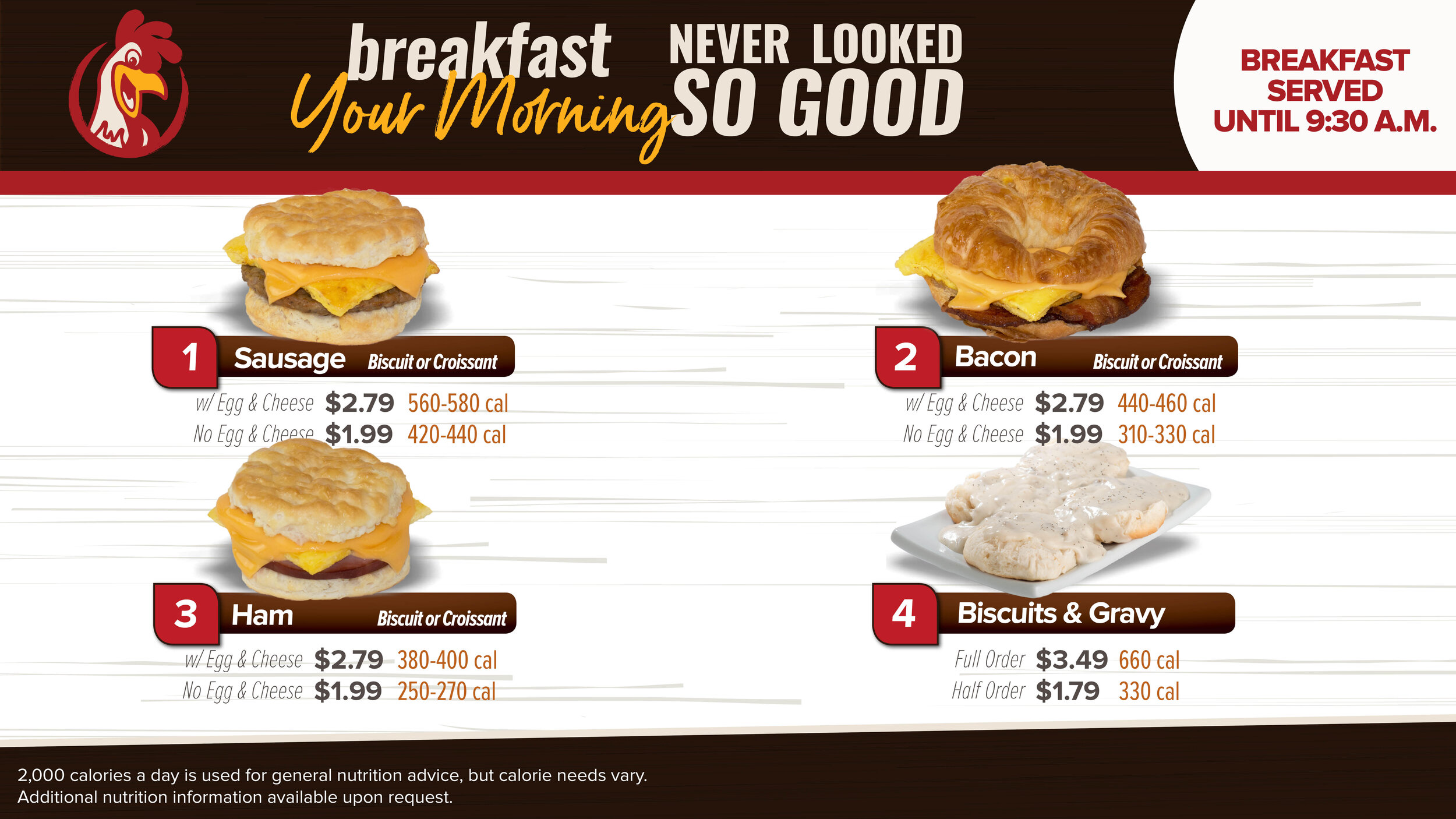 Convenience Store Menus