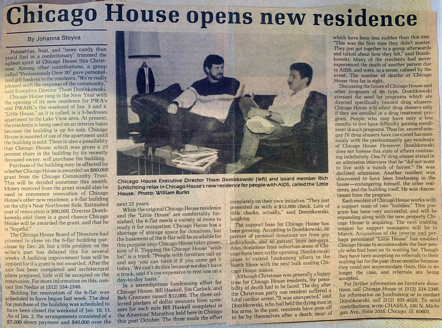 Our History — Chicago House