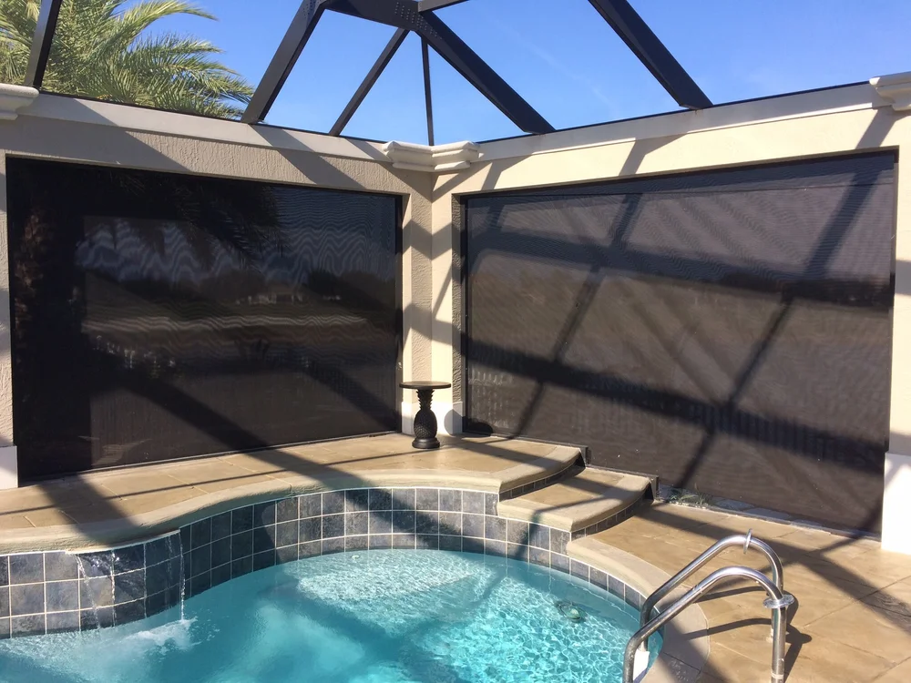 Kevlar Hurricane Screens — Sunsetter Retractable Awnings - The Villages