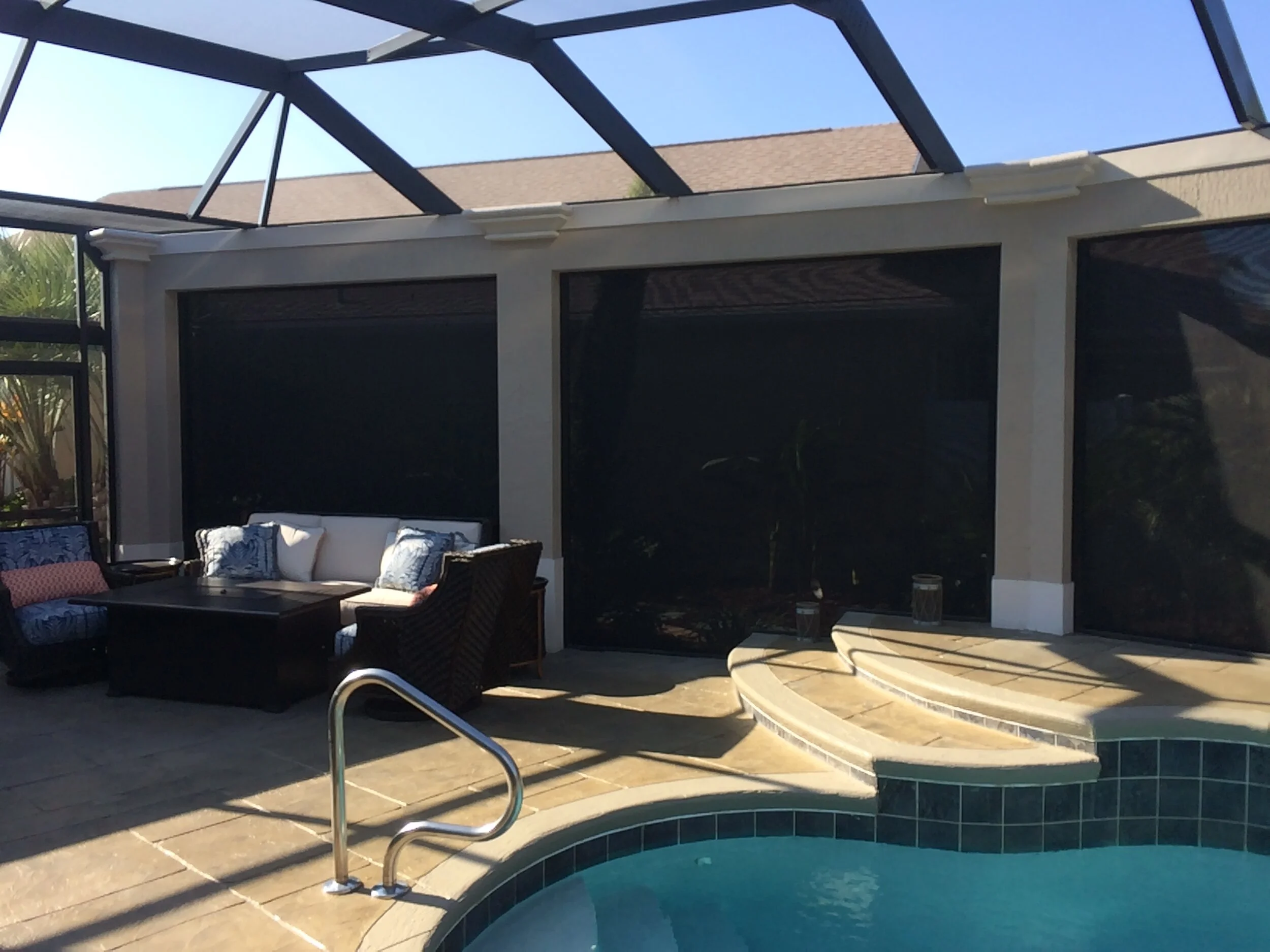 Kevlar Hurricane Screens — Sunsetter Retractable Awnings - The Villages