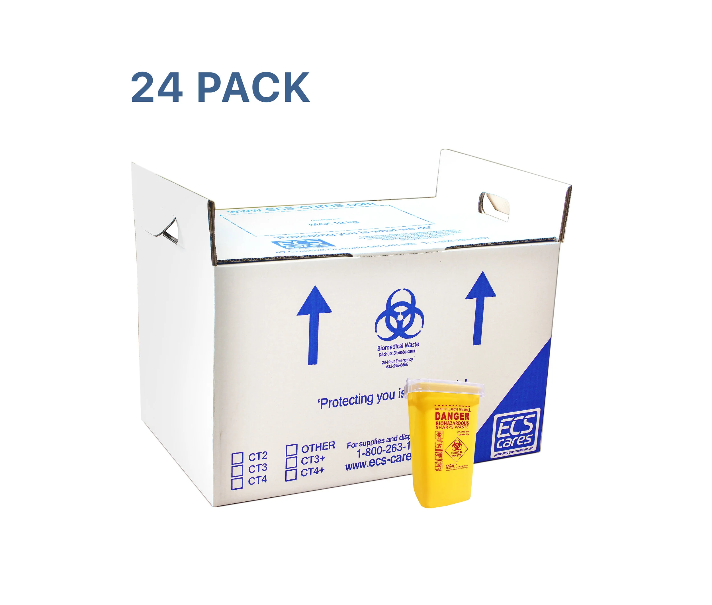 CS 1L SHARPS CONTAINER — ECS Cares