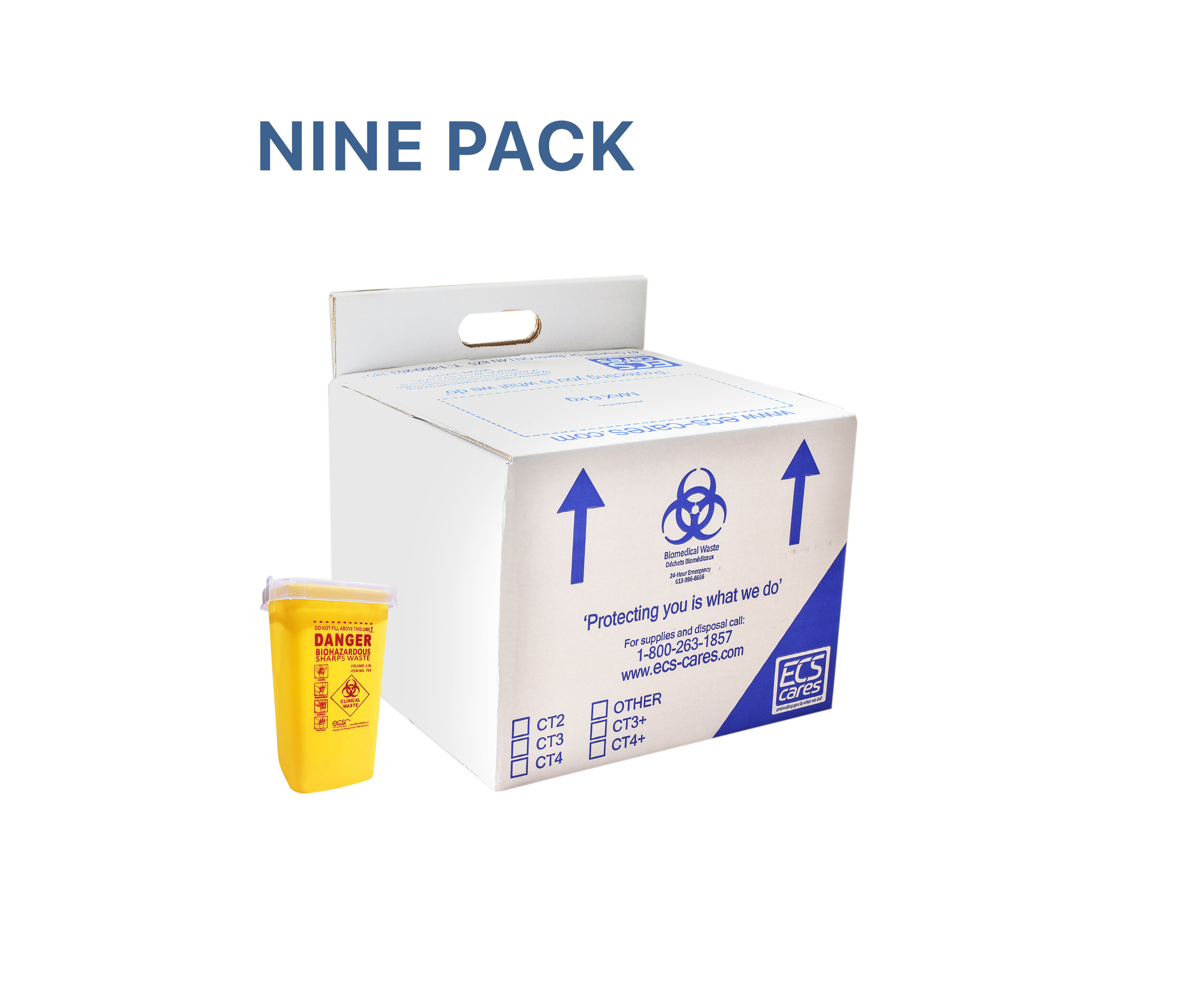 CS 1L SHARPS CONTAINER — ECS Cares