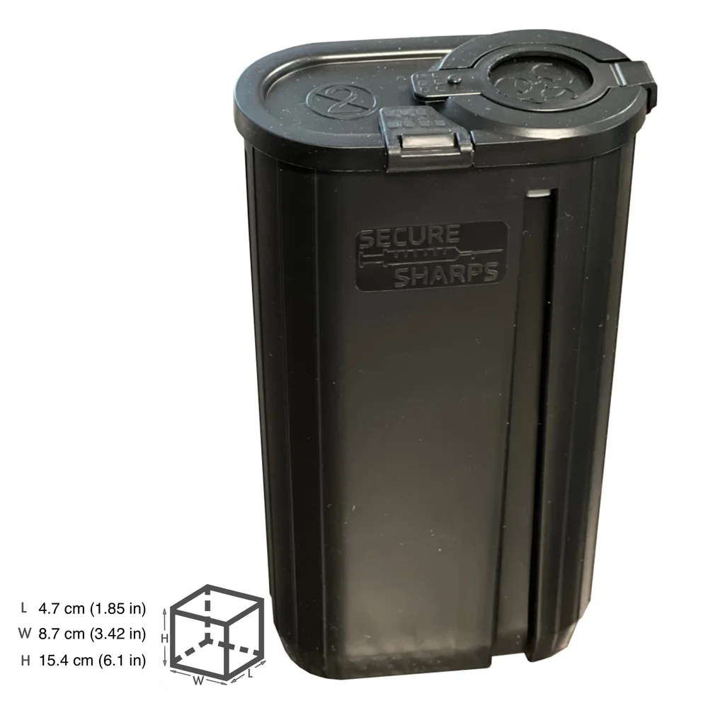 Convertible Sharps Container - The best safe case for harm reduction ...