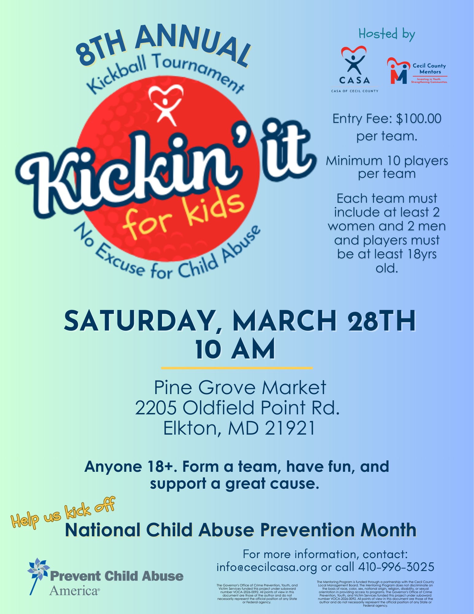 Kickin' It — CASA of Cecil County