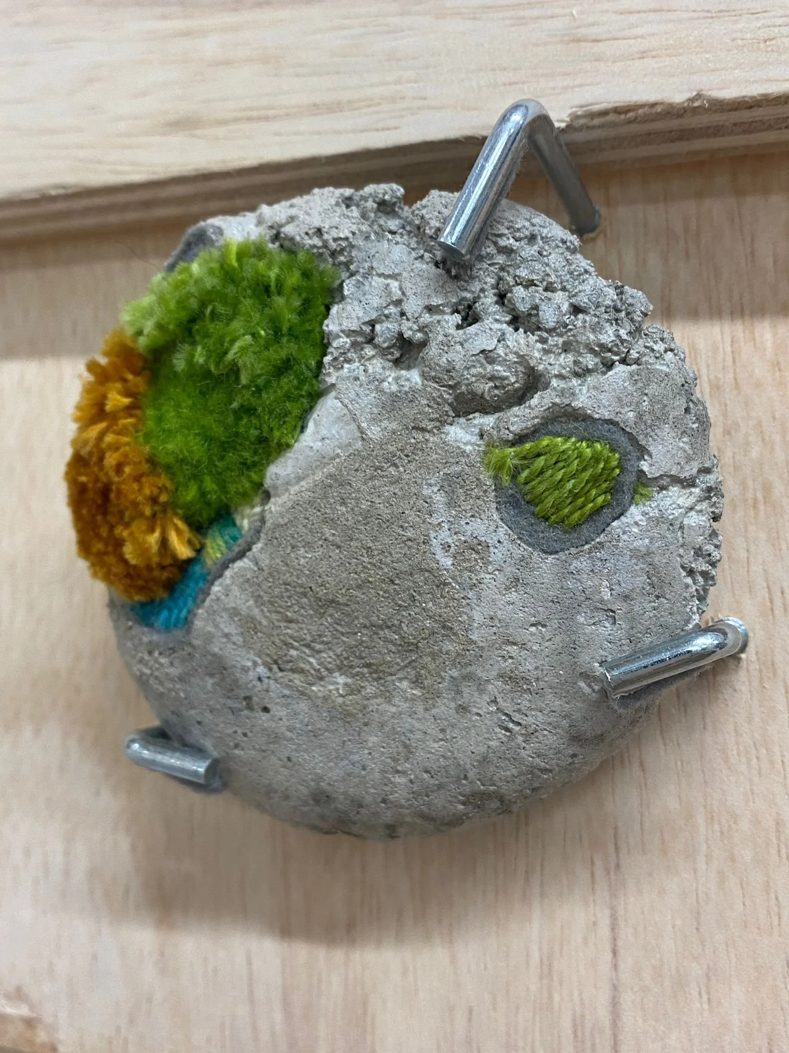 Working with Concrete in Textile Art — Agy Textile Artist