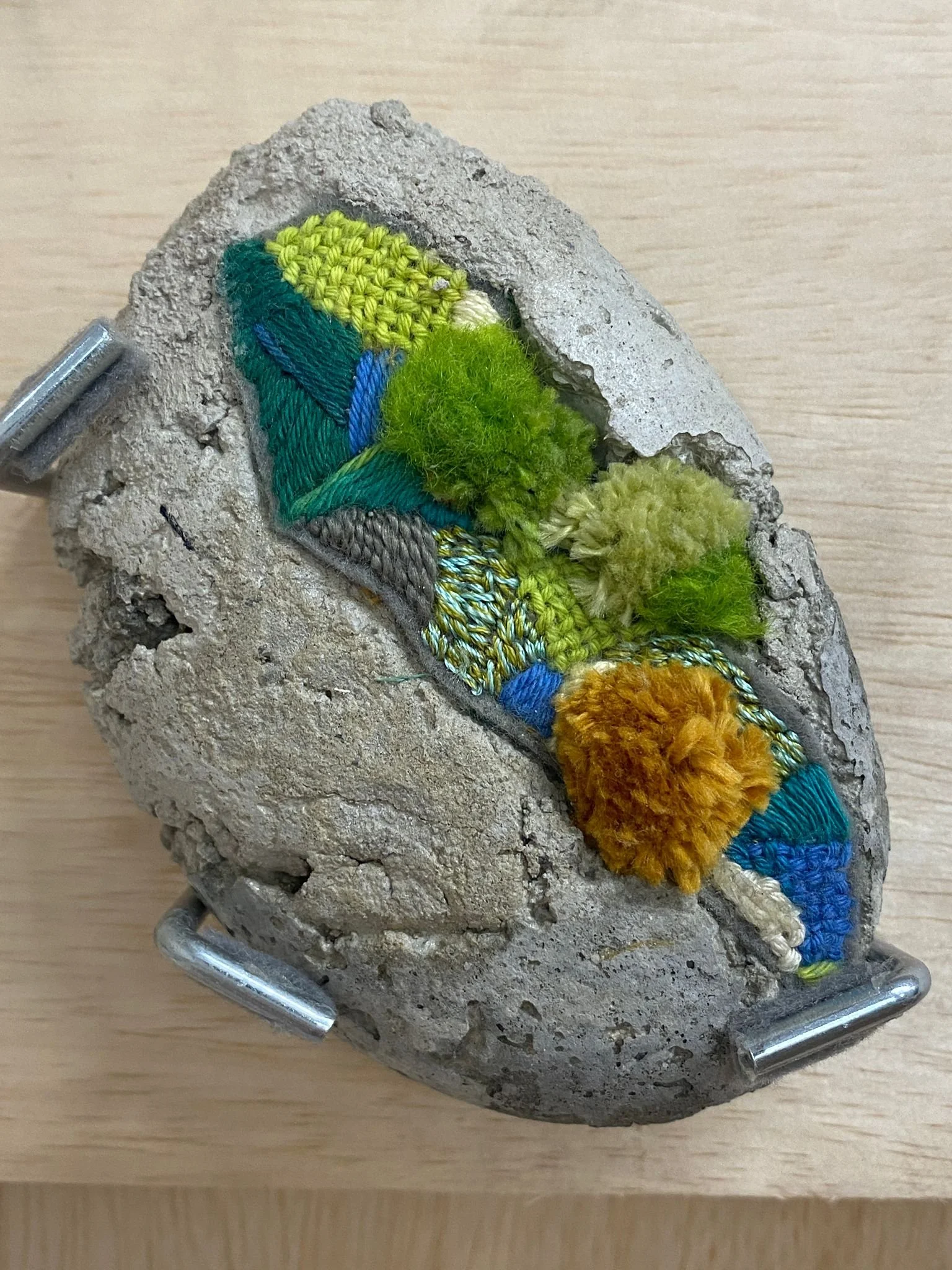 Working with Concrete in Textile Art — Agy Textile Artist