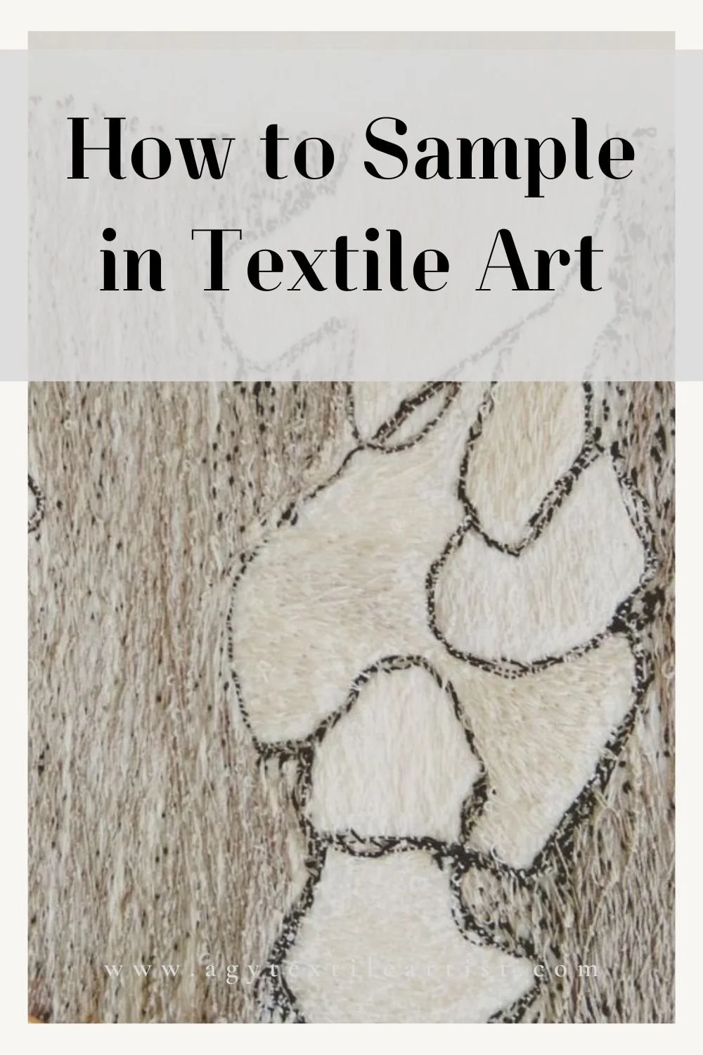 Sampling in Textile Art — Agy Textile Artist