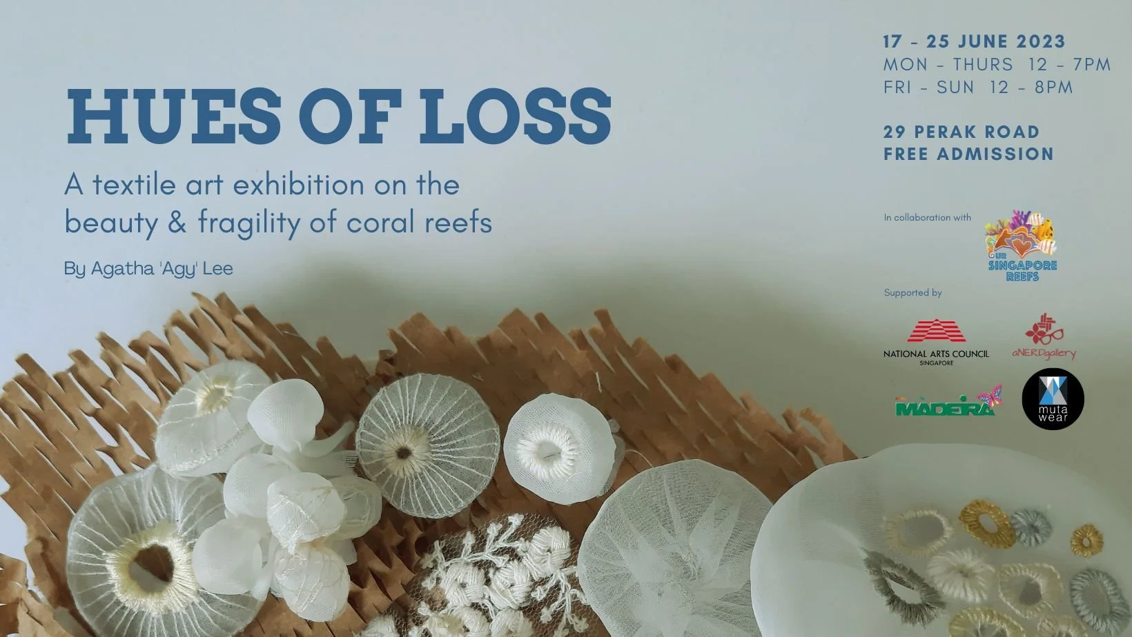 Textile Art Exhibition - Hues of Loss — Agy Textile Artist