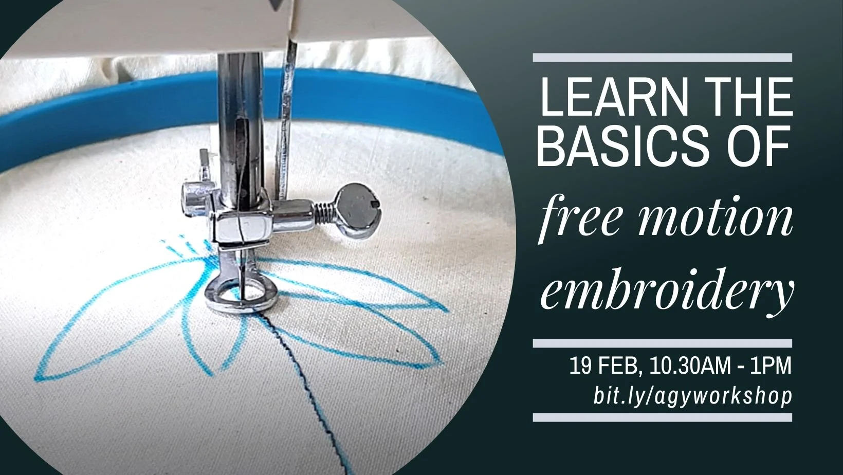 What is Free Motion Embroidery? — Agy Textile Artist