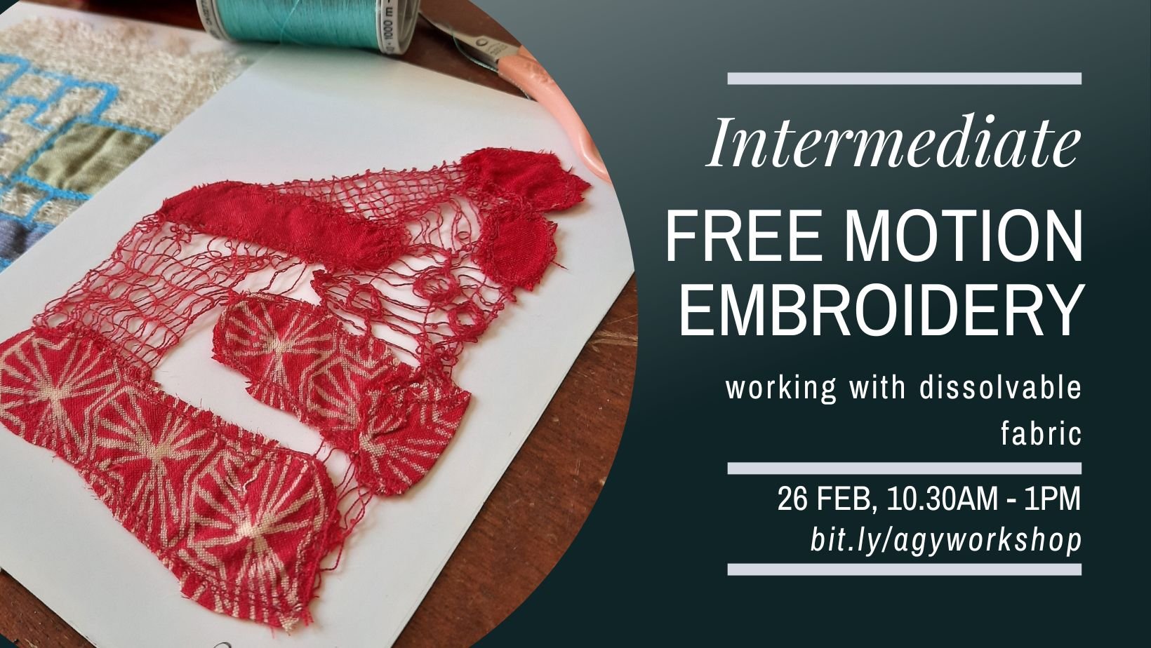 What is Free Motion Embroidery? — Agy Textile Artist