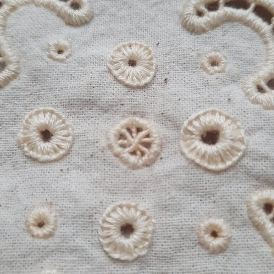 Mastering broderie anglaise — Agy Textile Artist