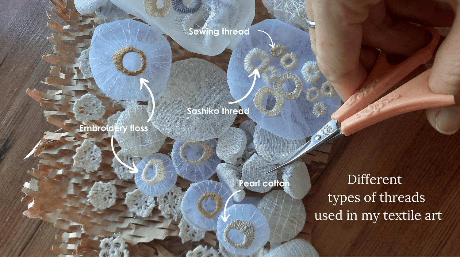Choosing Threads for Your Broderie Anglaise Projects — Agy Textile Artist