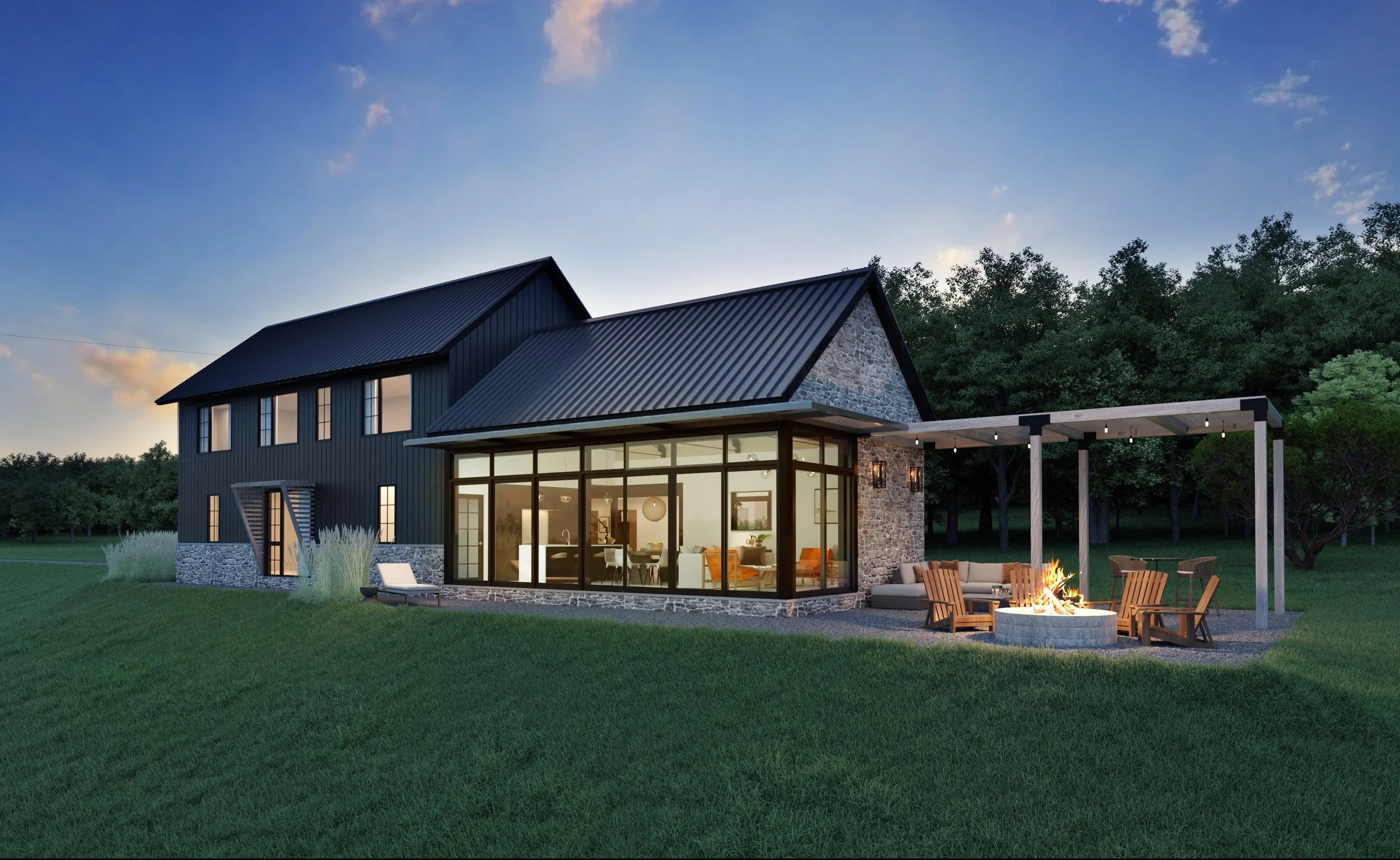 Commercial modern interior and workplace design - RDK Architect LLC