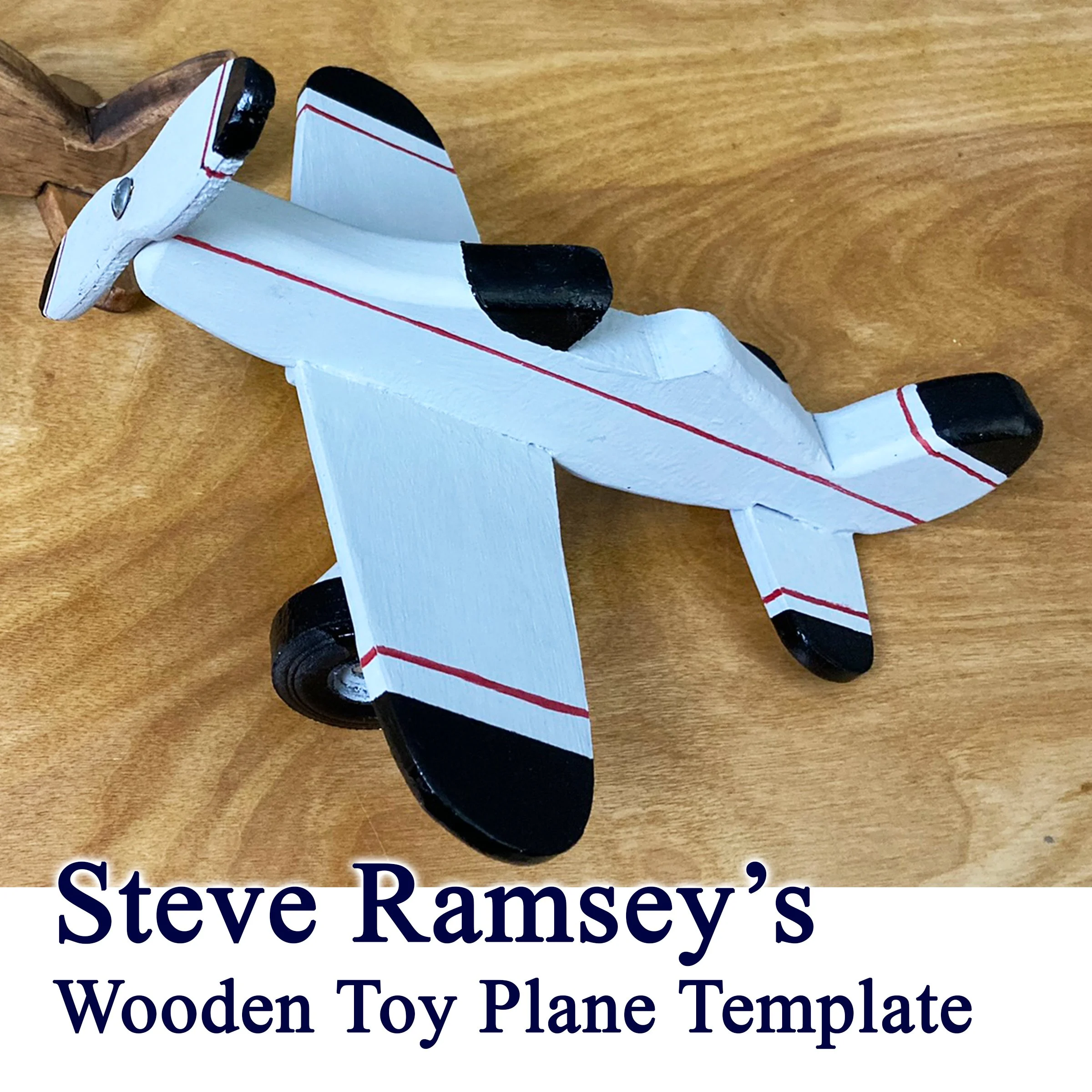 Steve Ramsey's Wooden Toy Plane Template — Boydston Grove