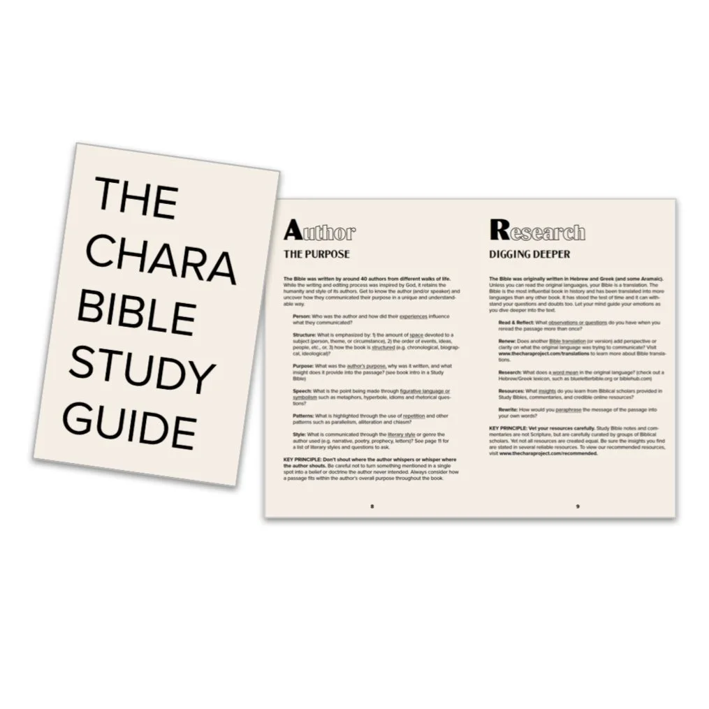 How to Study the Bible — The Chara Project