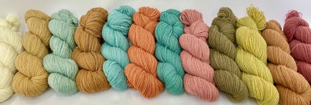 Plant Dyed Yarn, From the flocks of Wales & the UK, sustainable wool ...