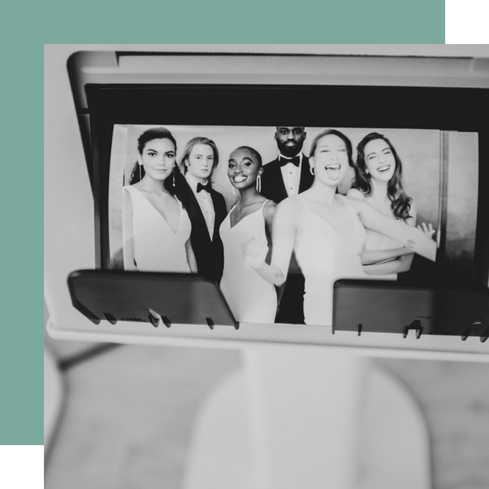 GLAM / B&W BOOTH — MBP Photo Booth | Photo Booth Rental San Antonio