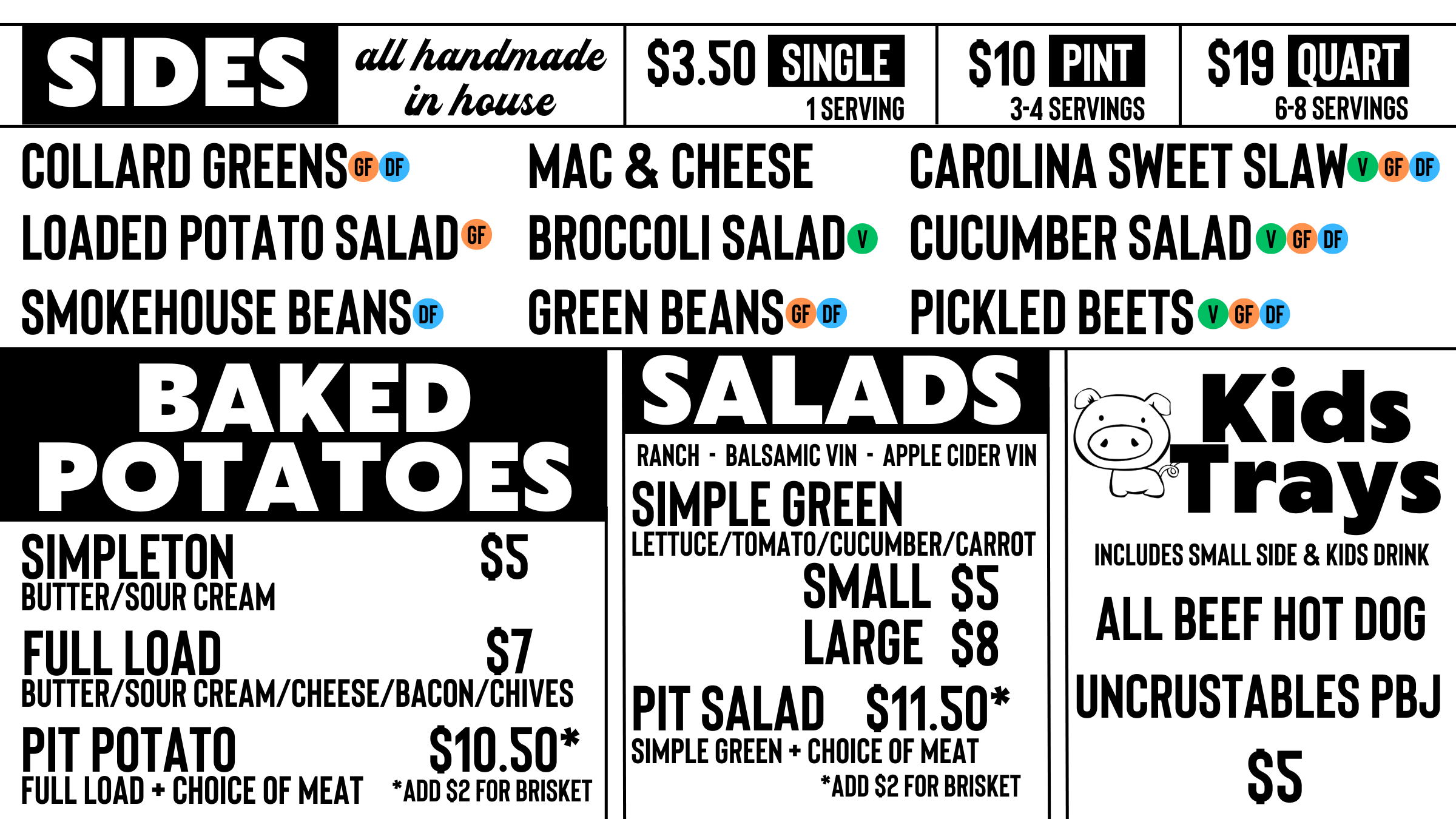 Menu — Old Colony Smokehouse