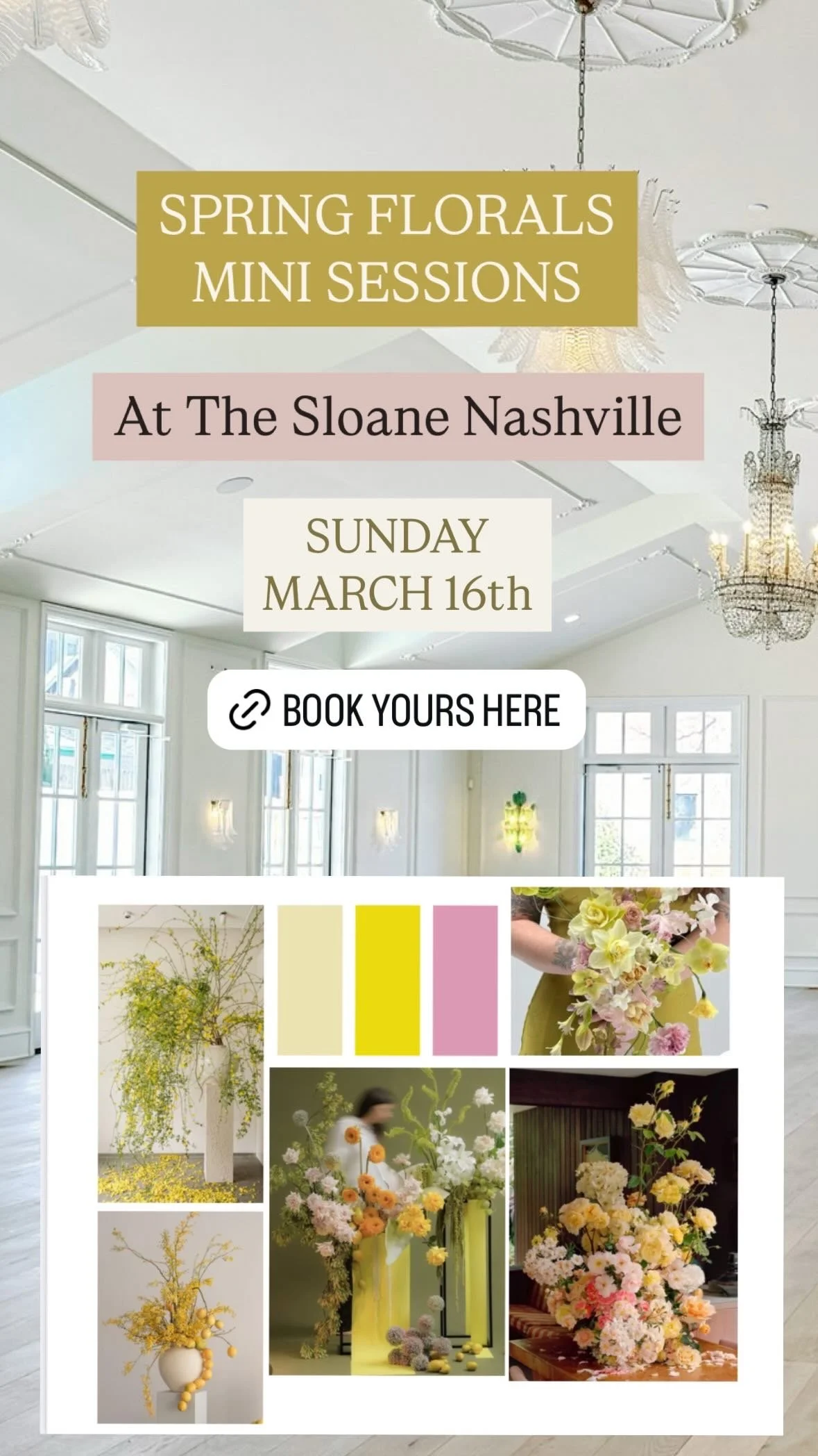 Spring Florals Mini Sessions at The Sloane Nashville | Darien Photography