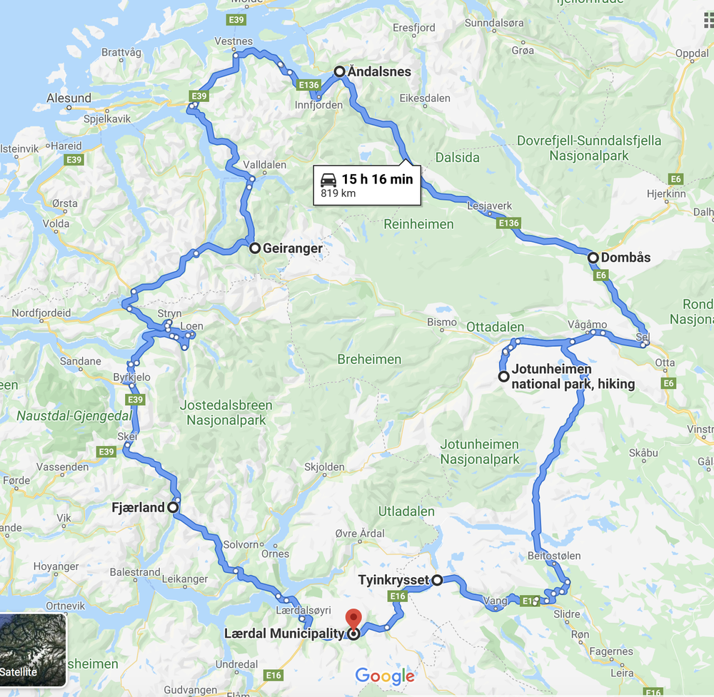 The most beautiful driving route in Norway — Bom Kanari