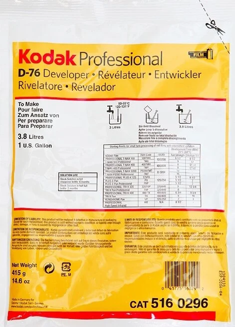 All About Kodak D-76 Powder Developer — Belinda Jiao Photography