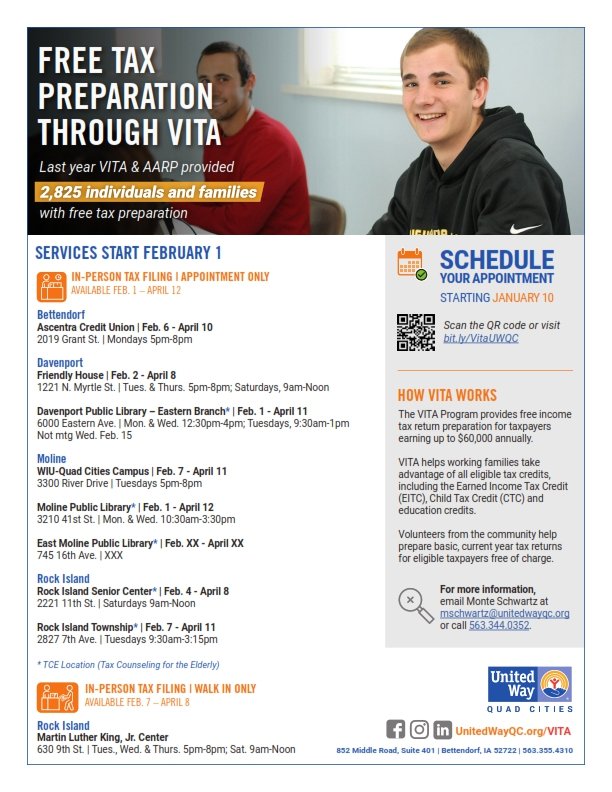 Volunteer Income Tax Assistance (VITA) Program | Martin Luther King ...