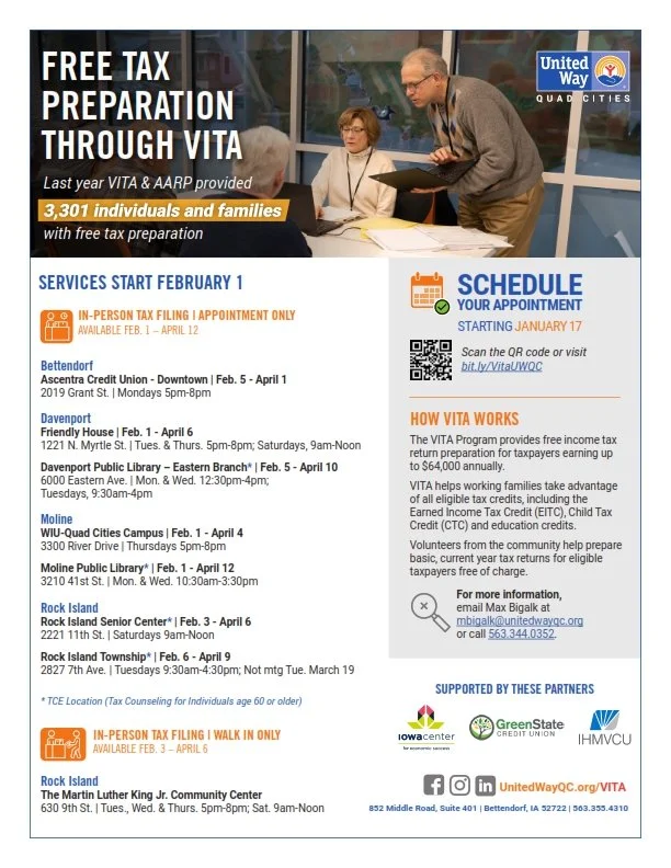 Volunteer Income Tax Assistance (VITA) Program | Martin Luther King ...