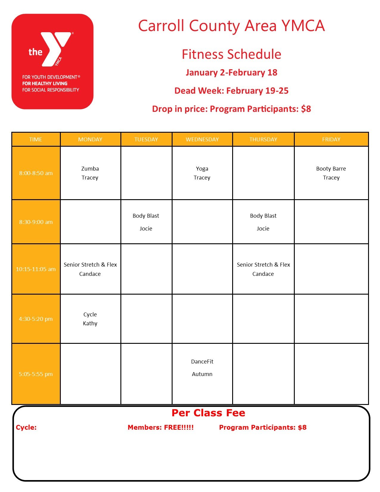 Fitness — Carroll County Area YMCA
