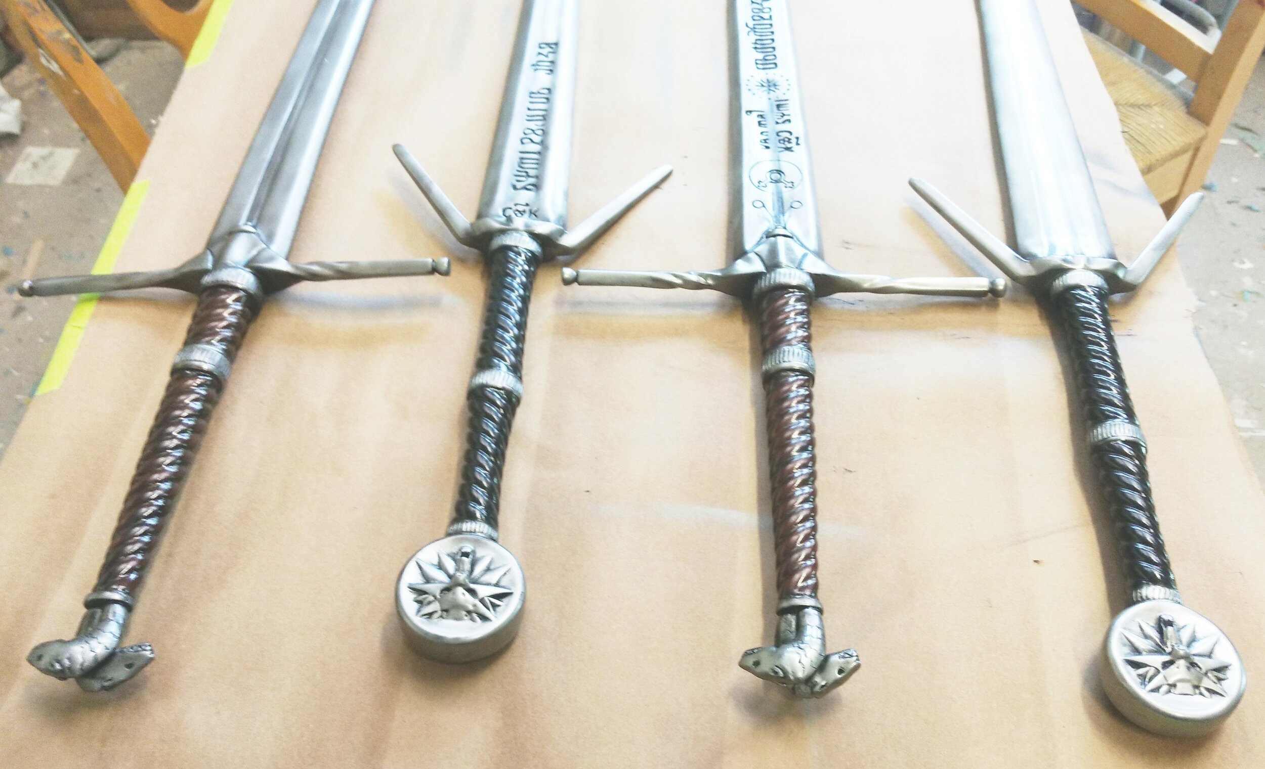 Witcher 3 Steel Swords - Ultimatum & Maugrim — J Emerald Studio