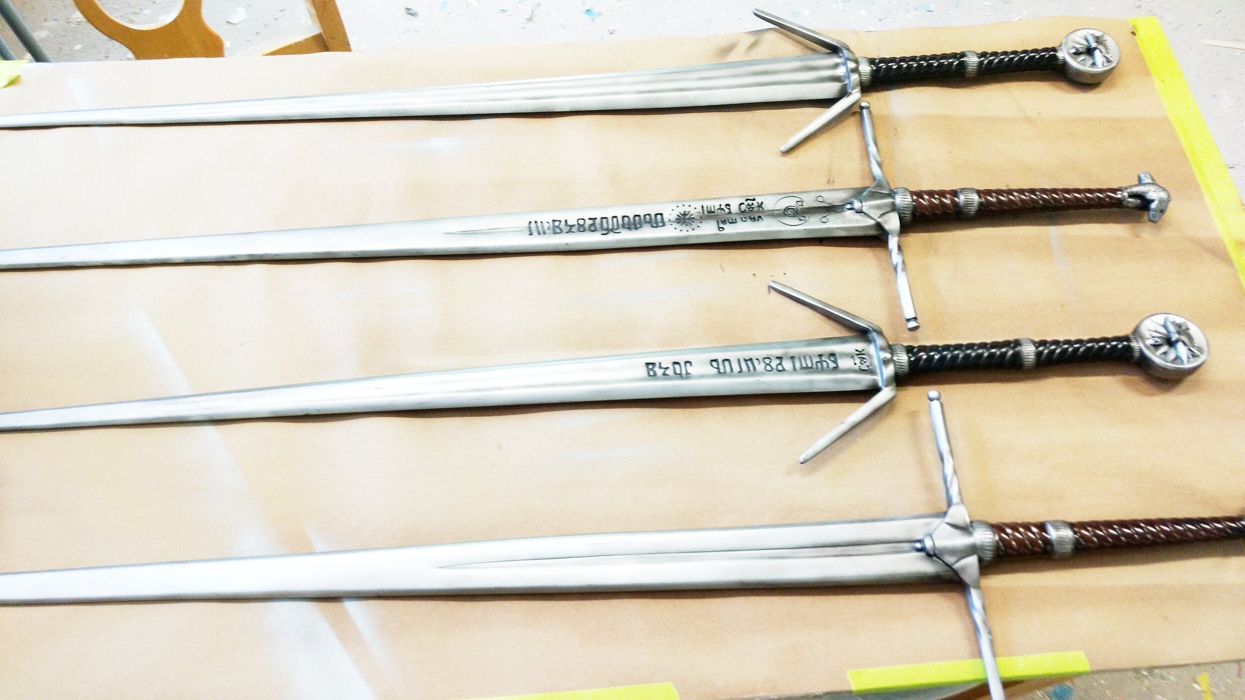 Witcher 3 Steel Swords - Ultimatum & Maugrim — J Emerald Studio