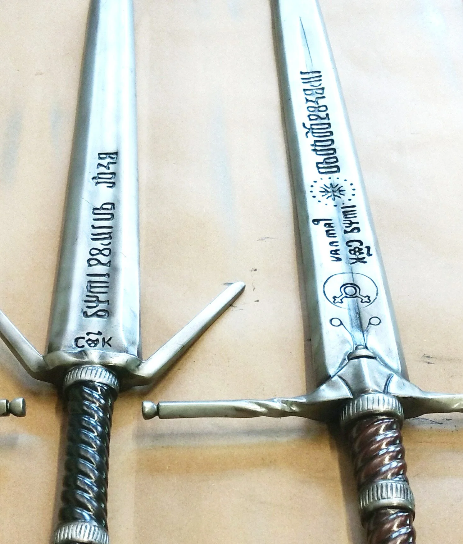 Witcher 3 Steel Swords - Ultimatum & Maugrim — J Emerald Studio