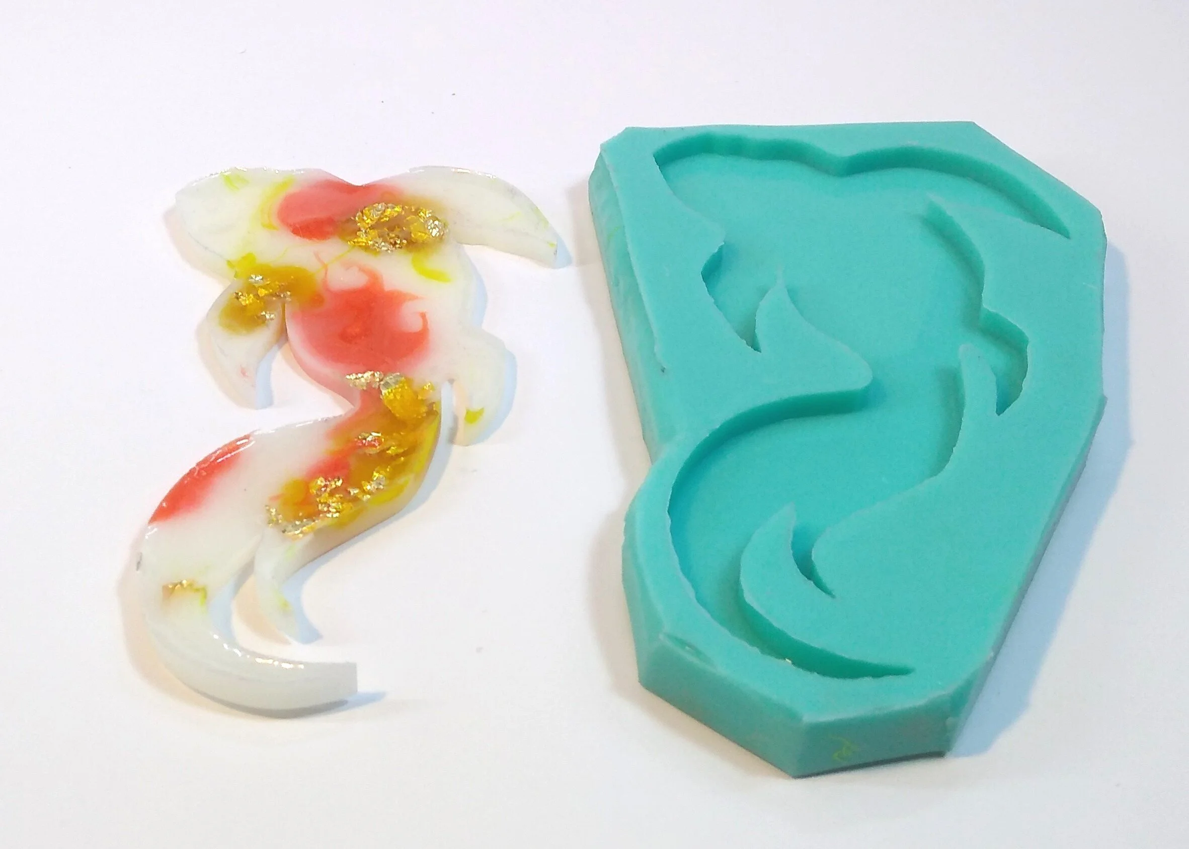 Koi Fish- Glossy Silicone Mold — J Emerald Studio