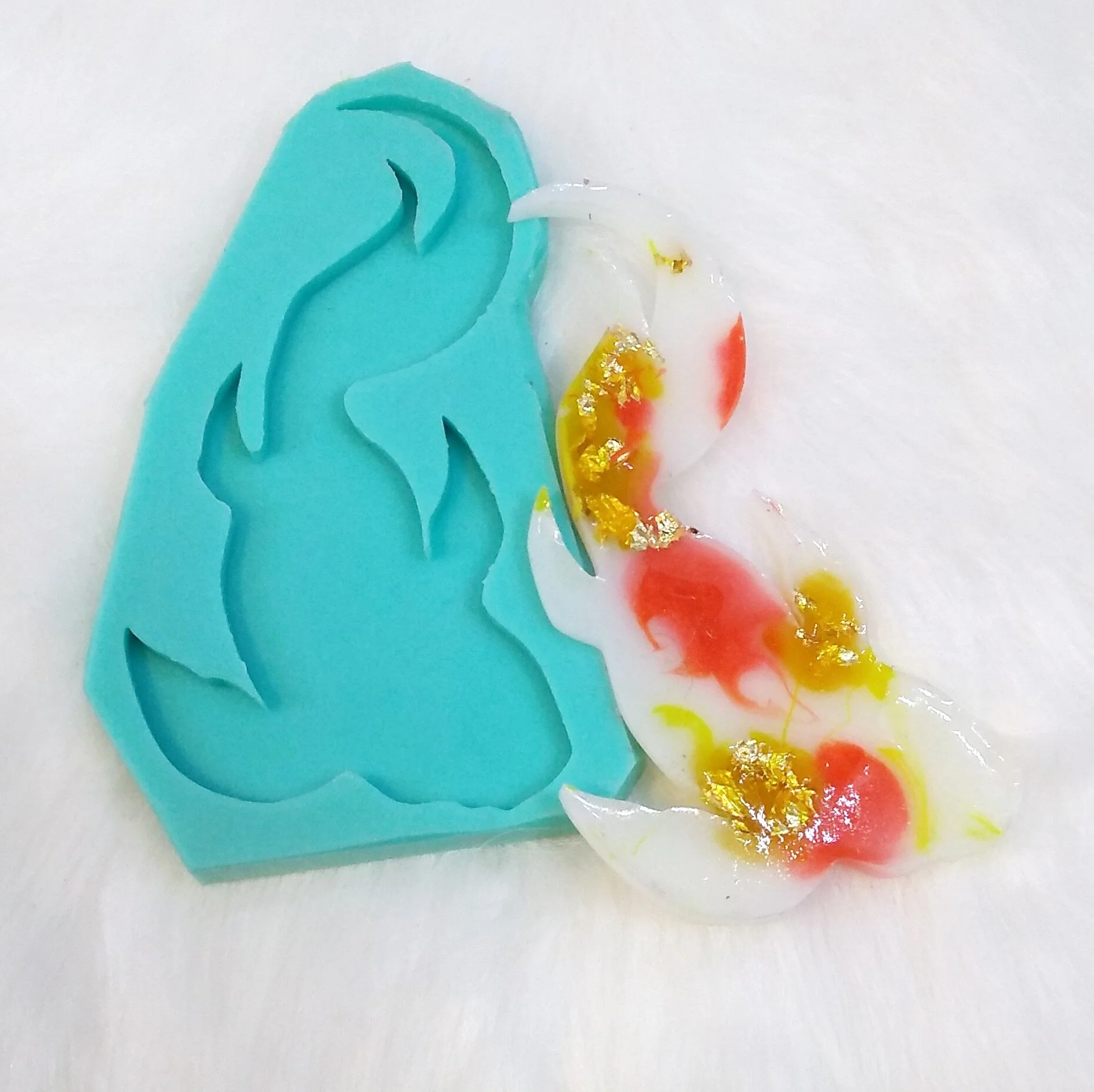 Koi Fish- Glossy Silicone Mold — J Emerald Studio
