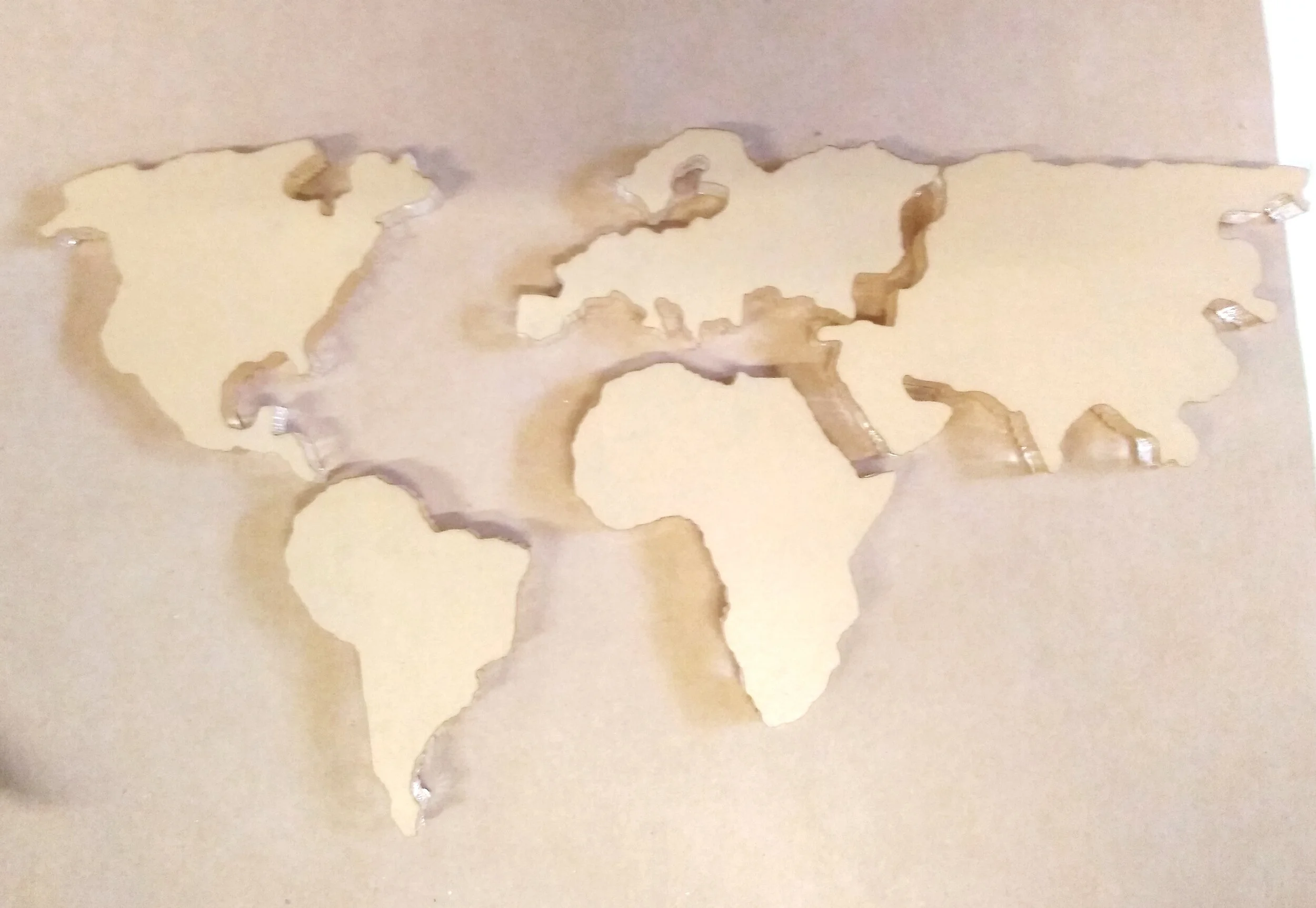 Continents Coasters- Glossy Silicone Mold — J Emerald Studio