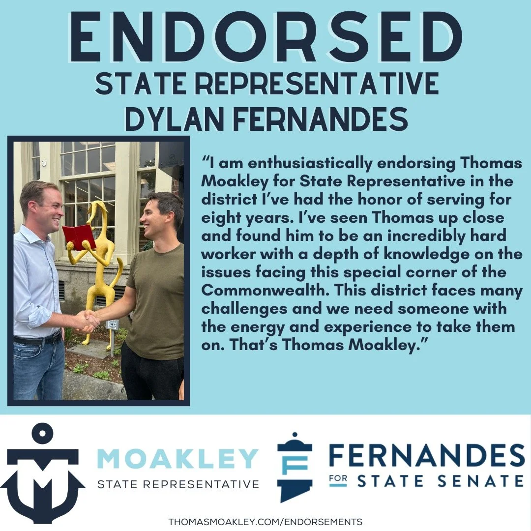 Endorsements — Thomas Moakley for State Representative