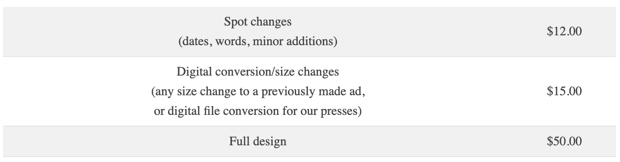 Advertise — The Santa Clara